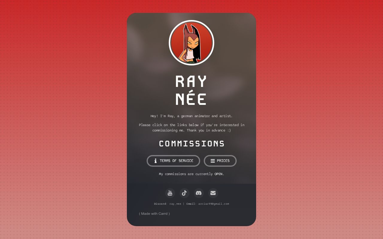 Ray Née Commissions